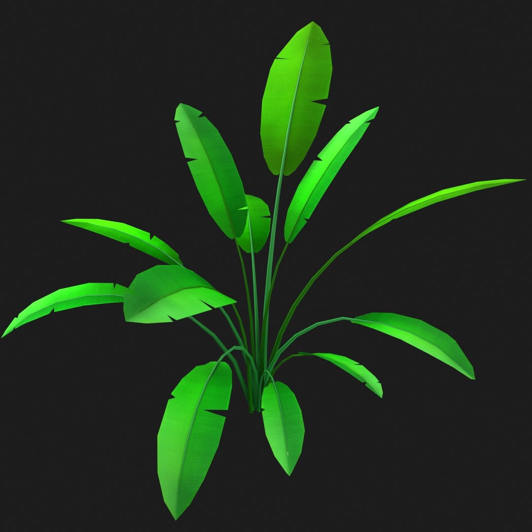 3D Cartoon Bush - TurboSquid 1580063