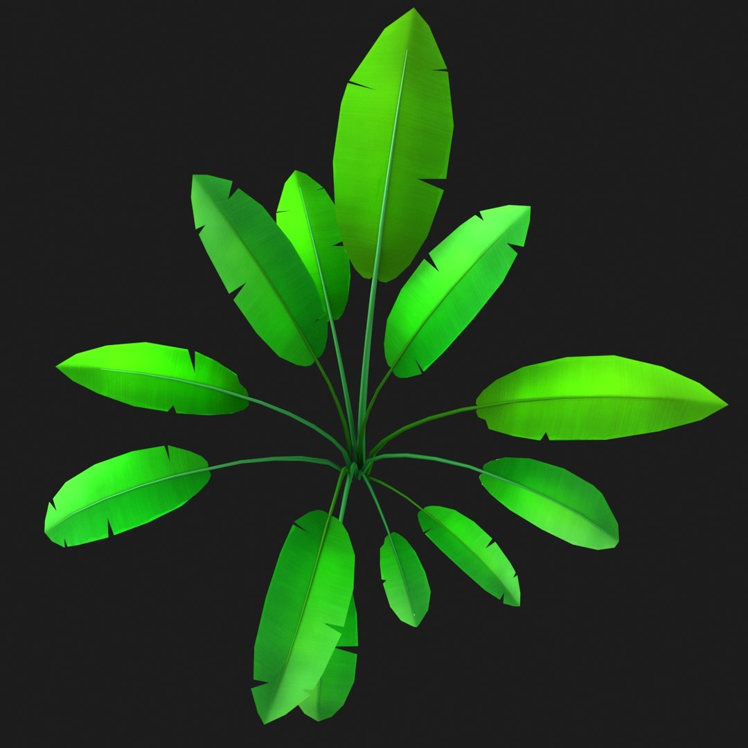 3D Cartoon Bush - TurboSquid 1580063