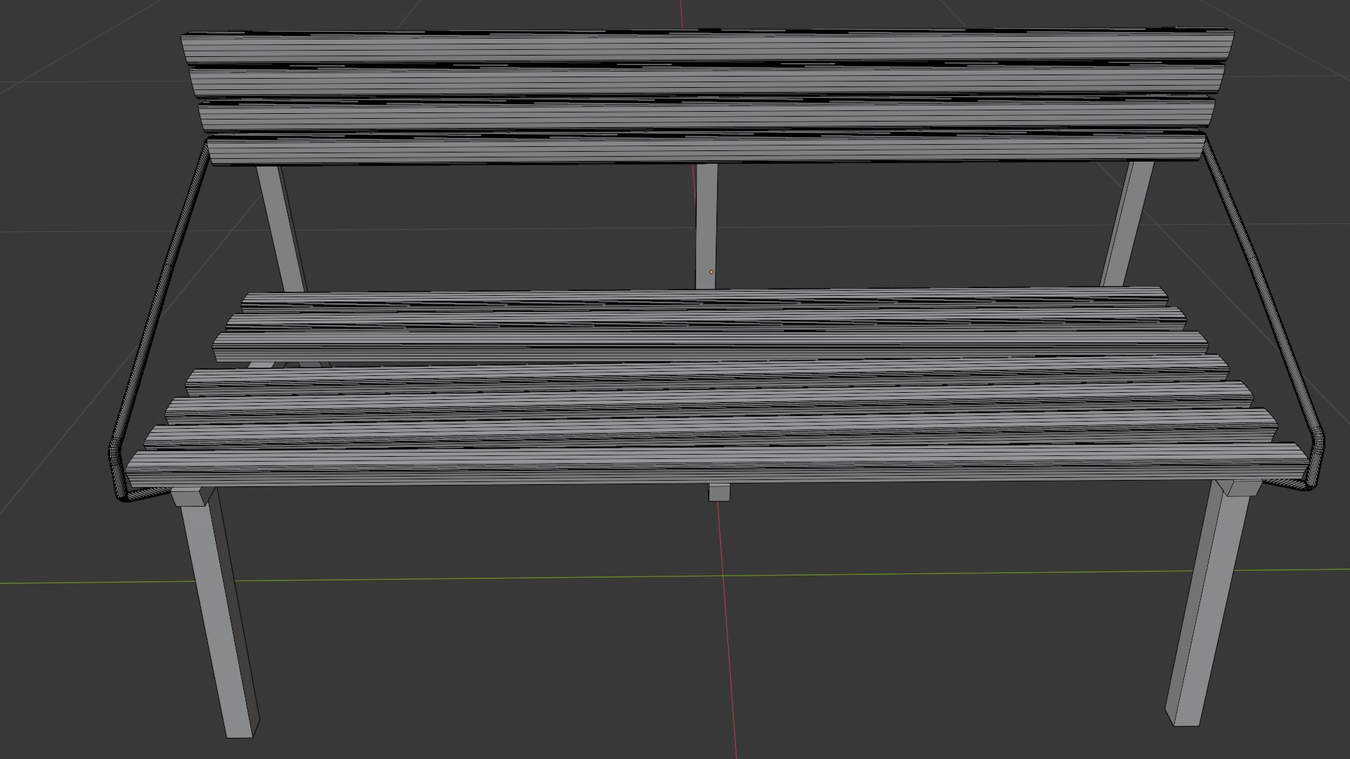 3D Bench Model - TurboSquid 2281770