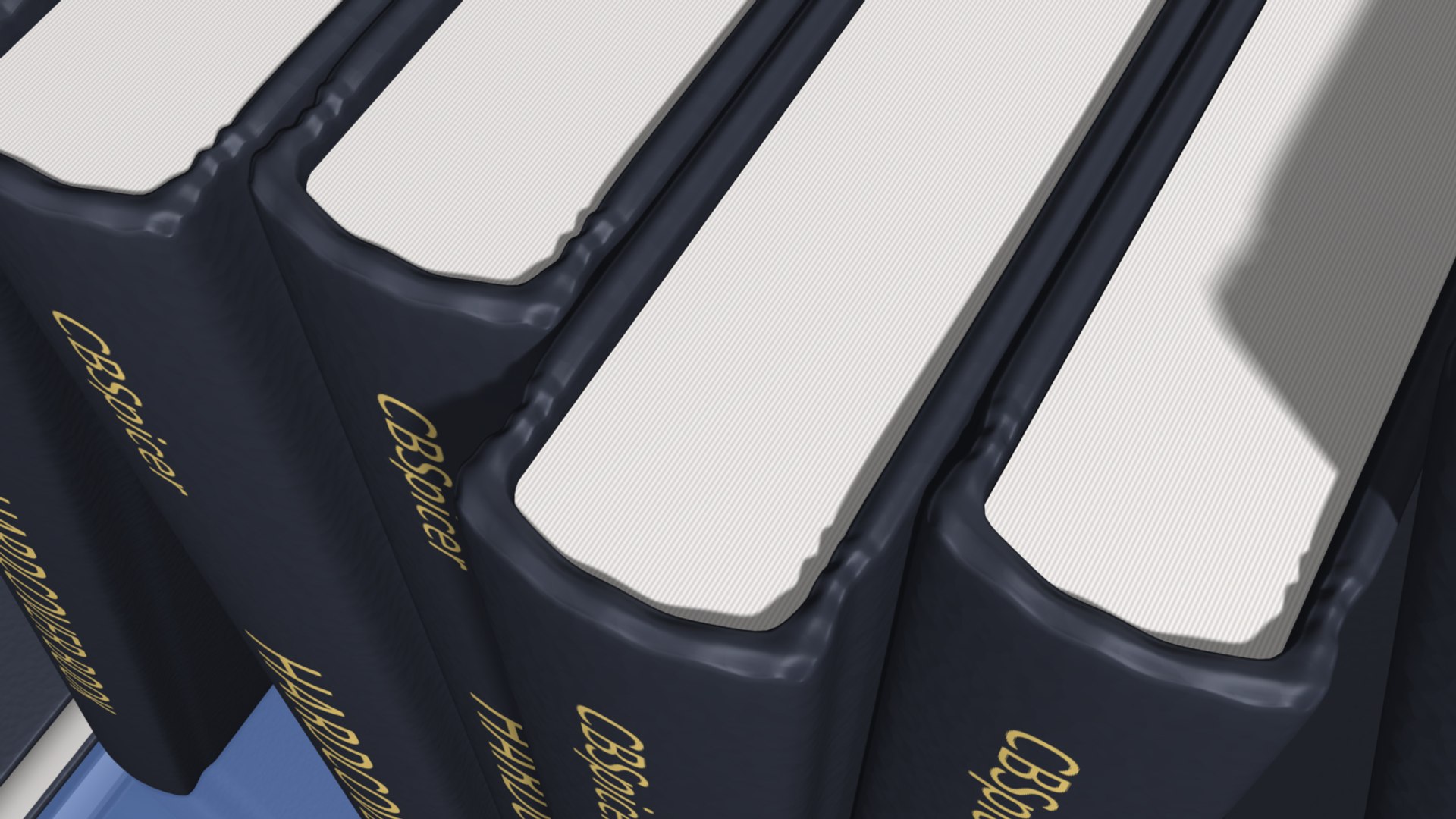 3d model hardcover book binding