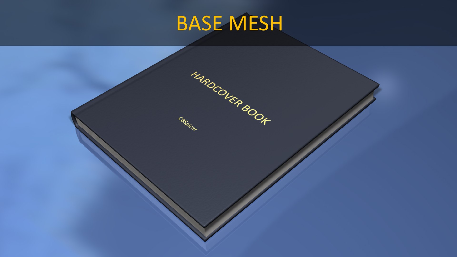 3d model hardcover book binding