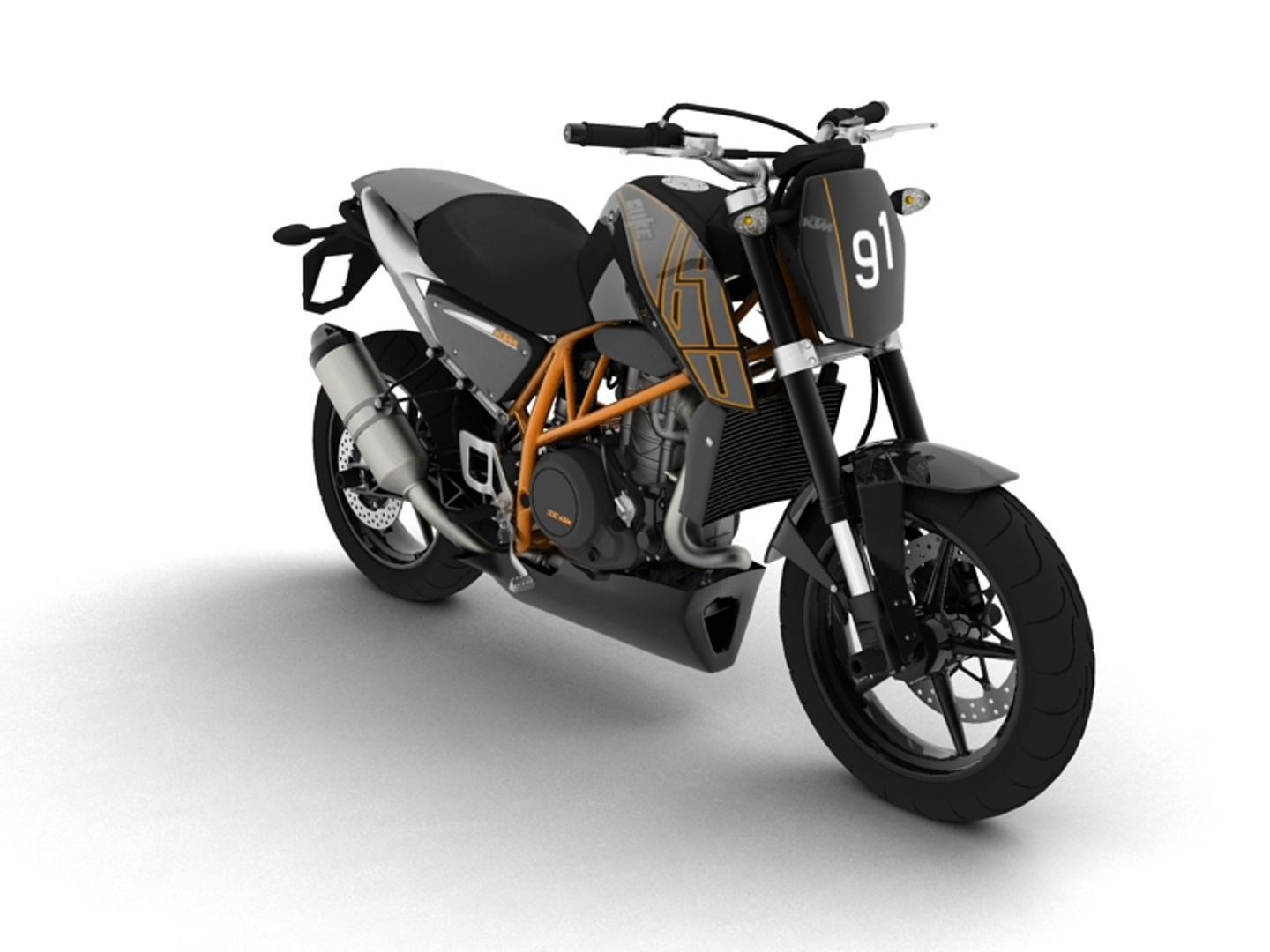 3d Model Ktm 690 Duke Track