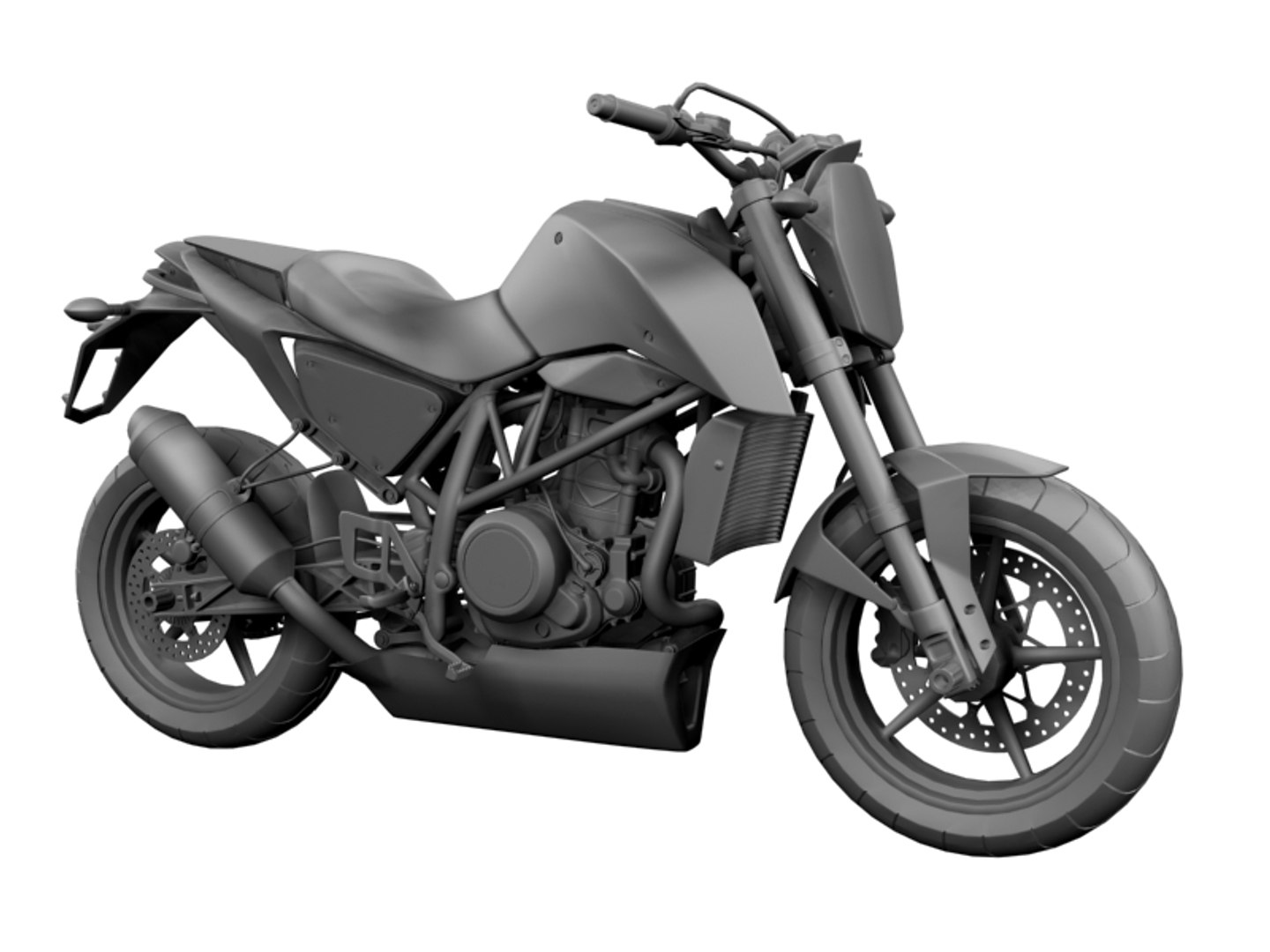 3d Model Ktm 690 Duke Track