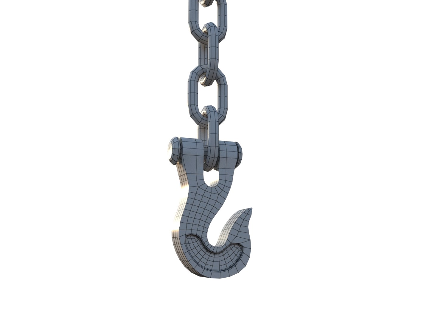 3D Chain And Crane Hook - TurboSquid 1722073