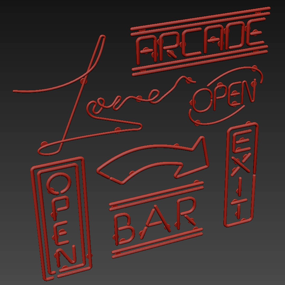 Light Modules Set 020 3D Model - TurboSquid 1468317