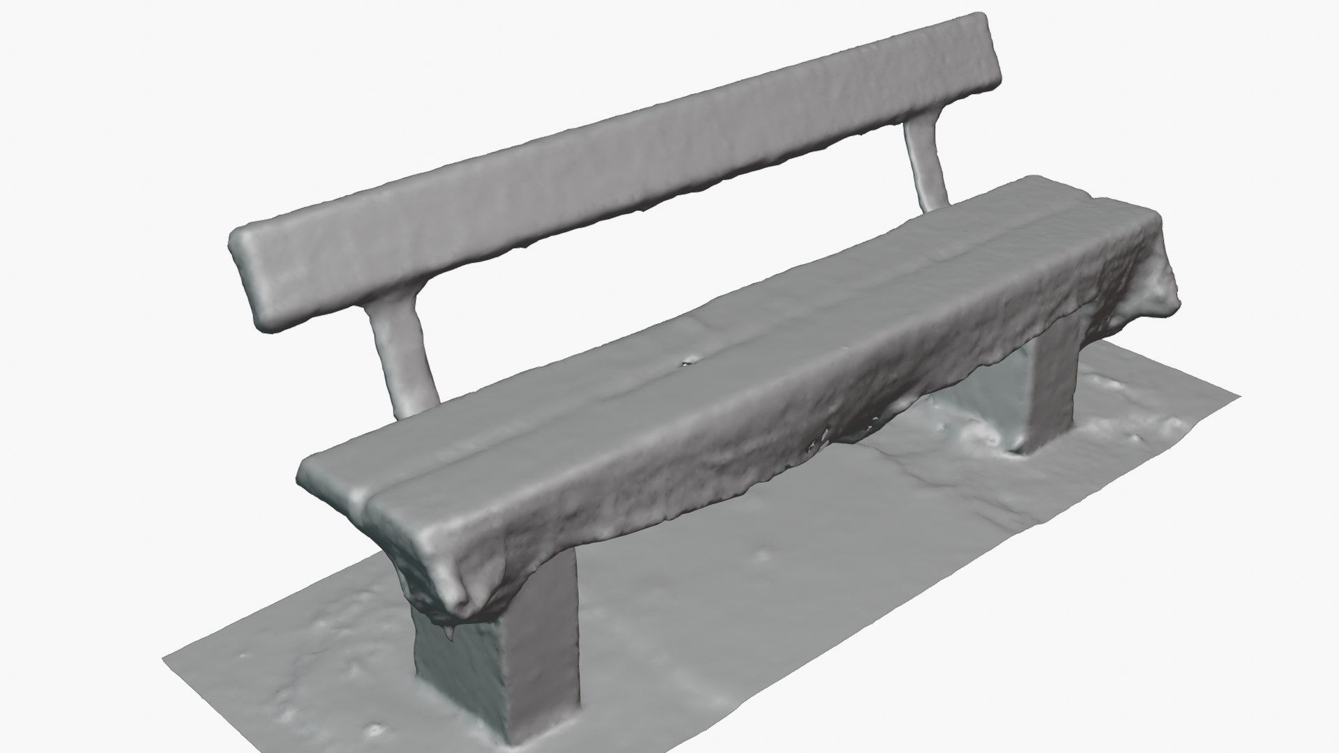 3D Bench Scan - TurboSquid 1784589