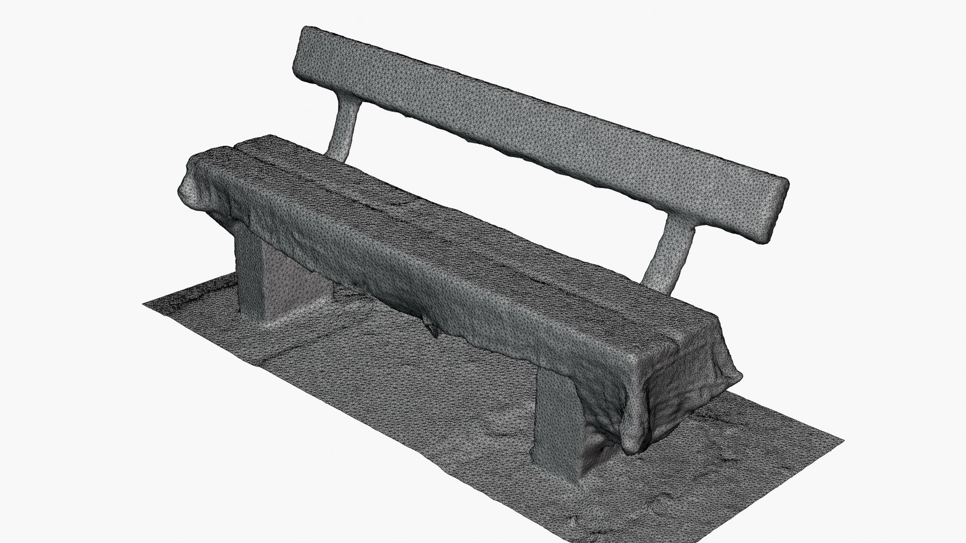 3D Bench Scan - TurboSquid 1784589
