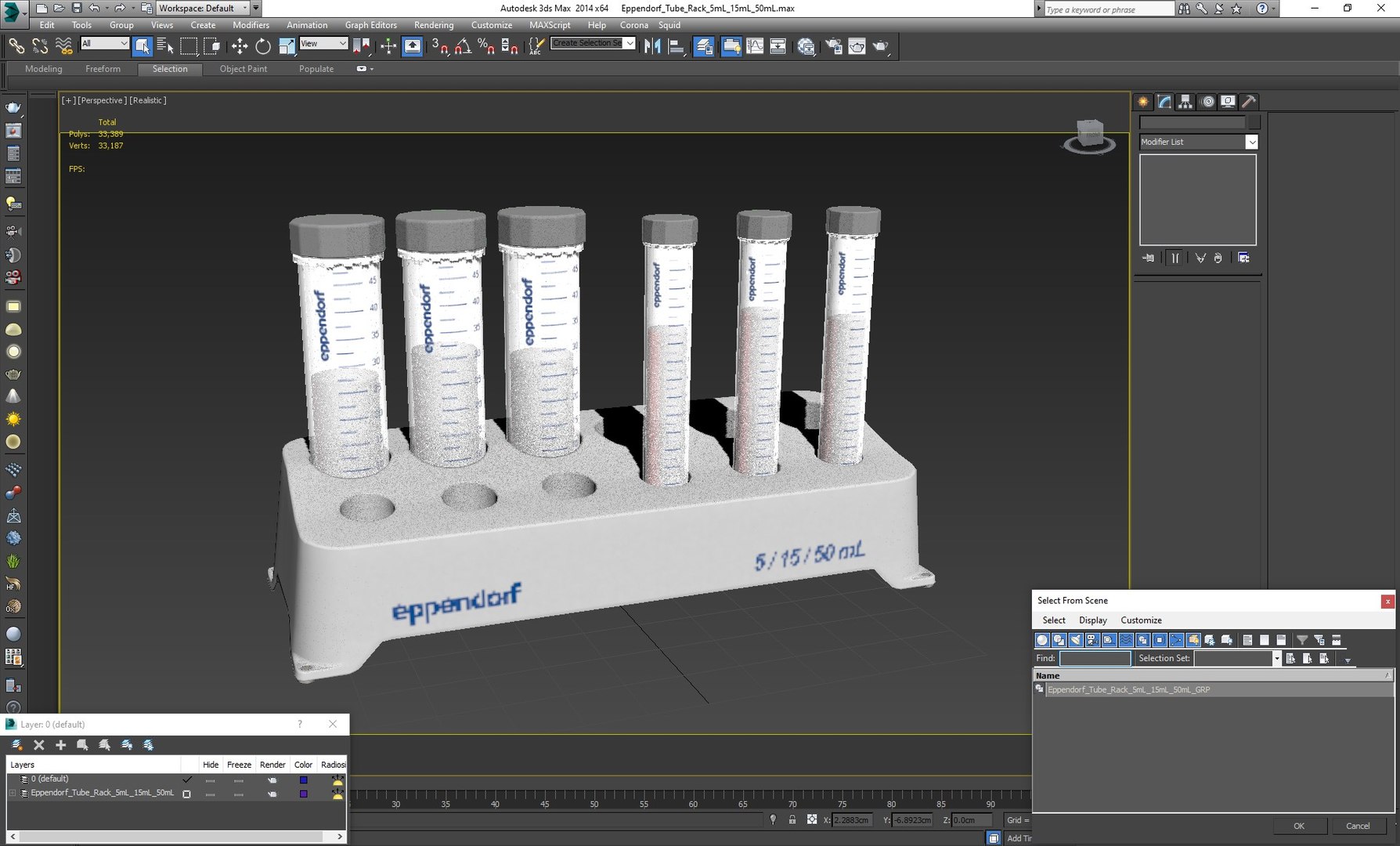 3D Model Eppendorf Tube Rack 5 - TurboSquid 1457997