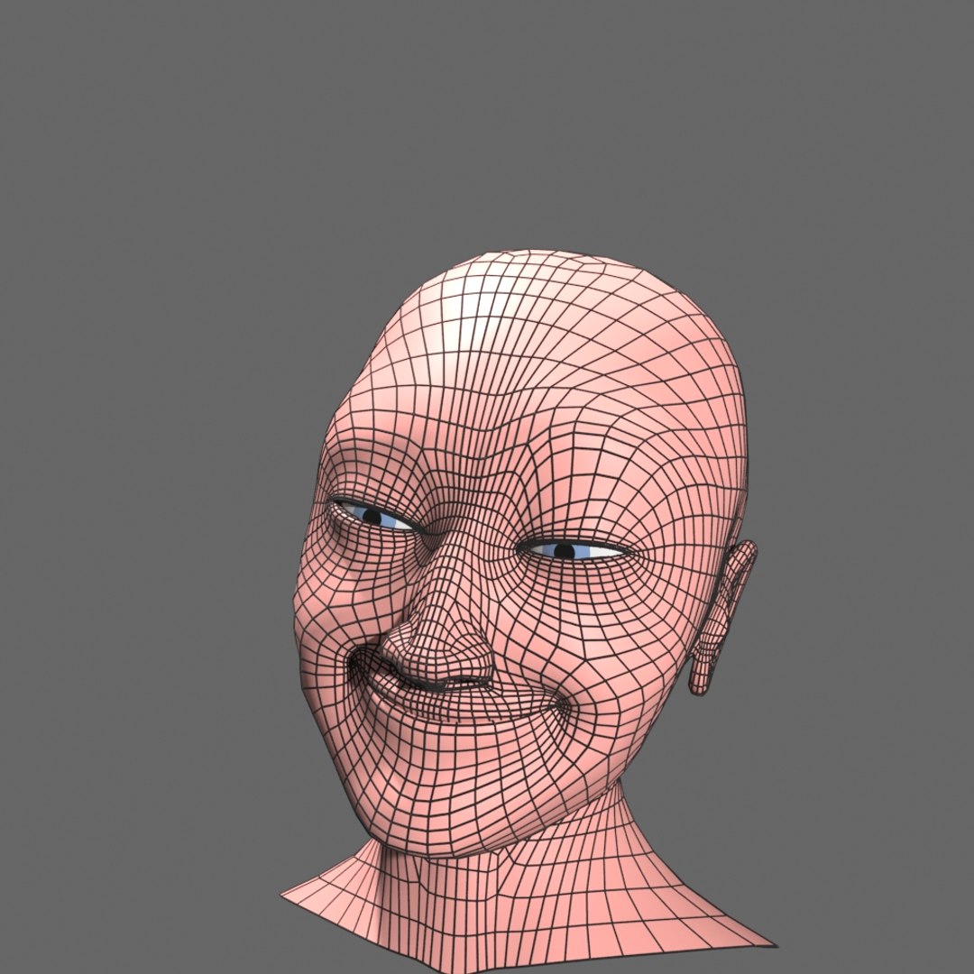 3D Rigged Head - TurboSquid 1366486