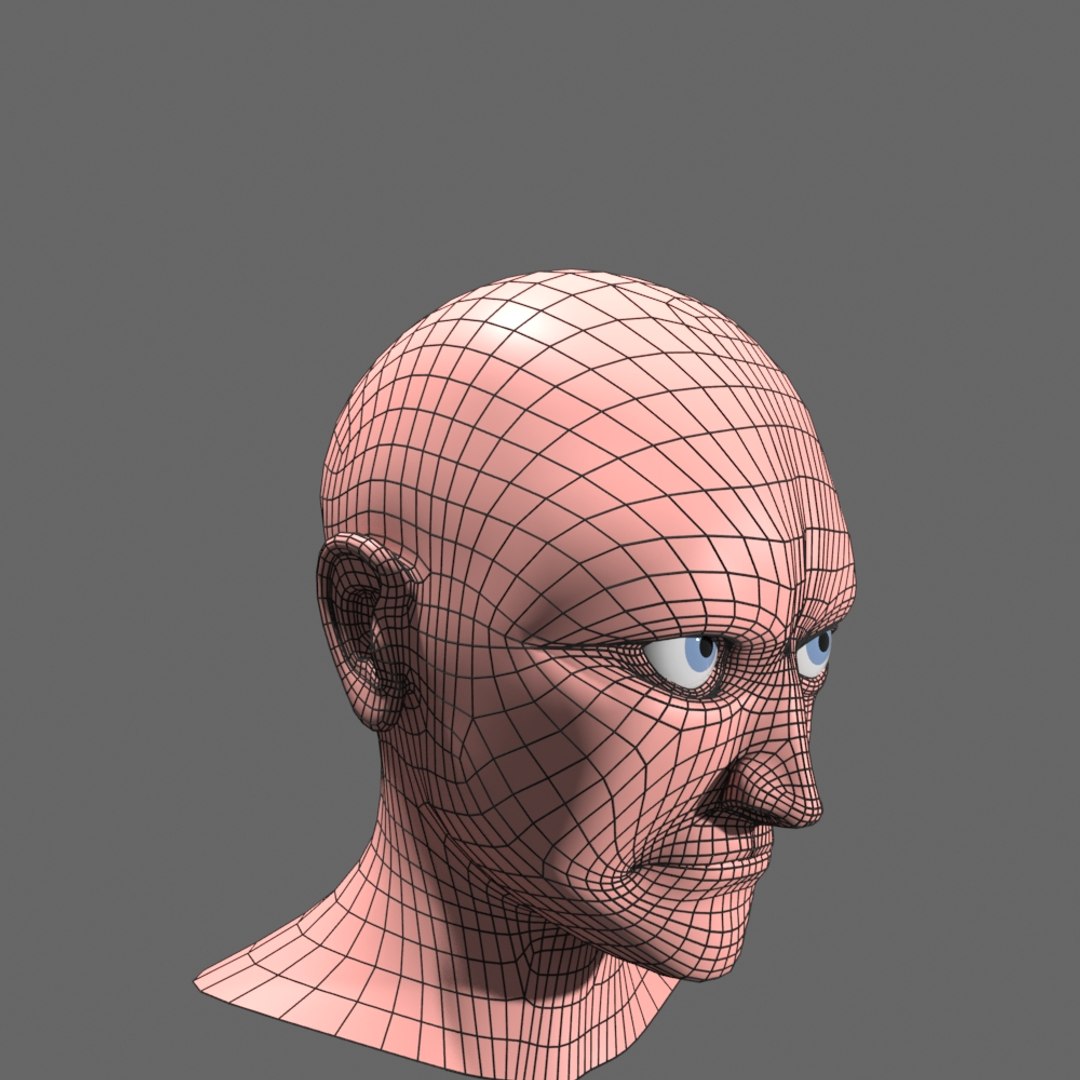 3D Rigged Head - TurboSquid 1366486