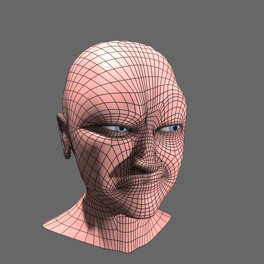 3D Rigged Head - TurboSquid 1366486