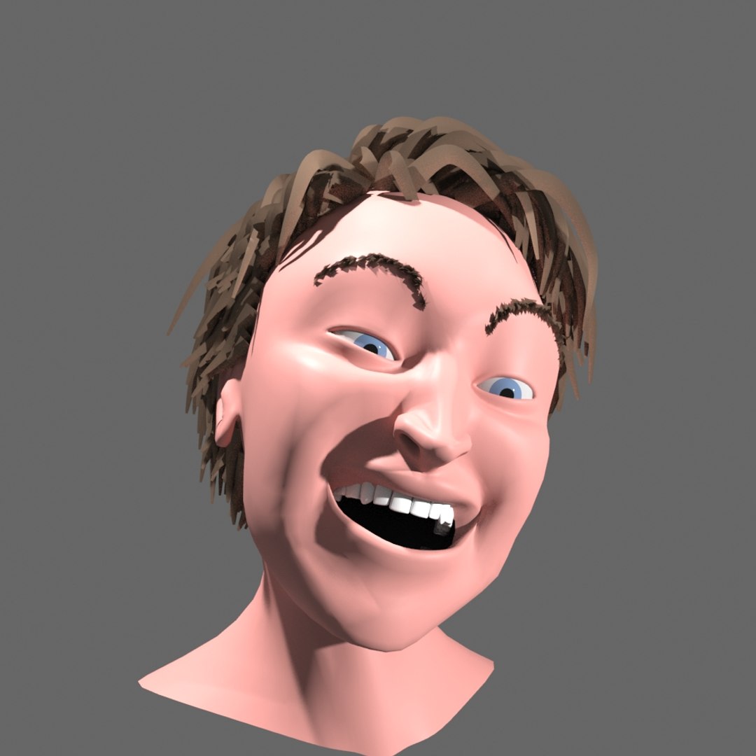 3D Rigged Head - TurboSquid 1366486