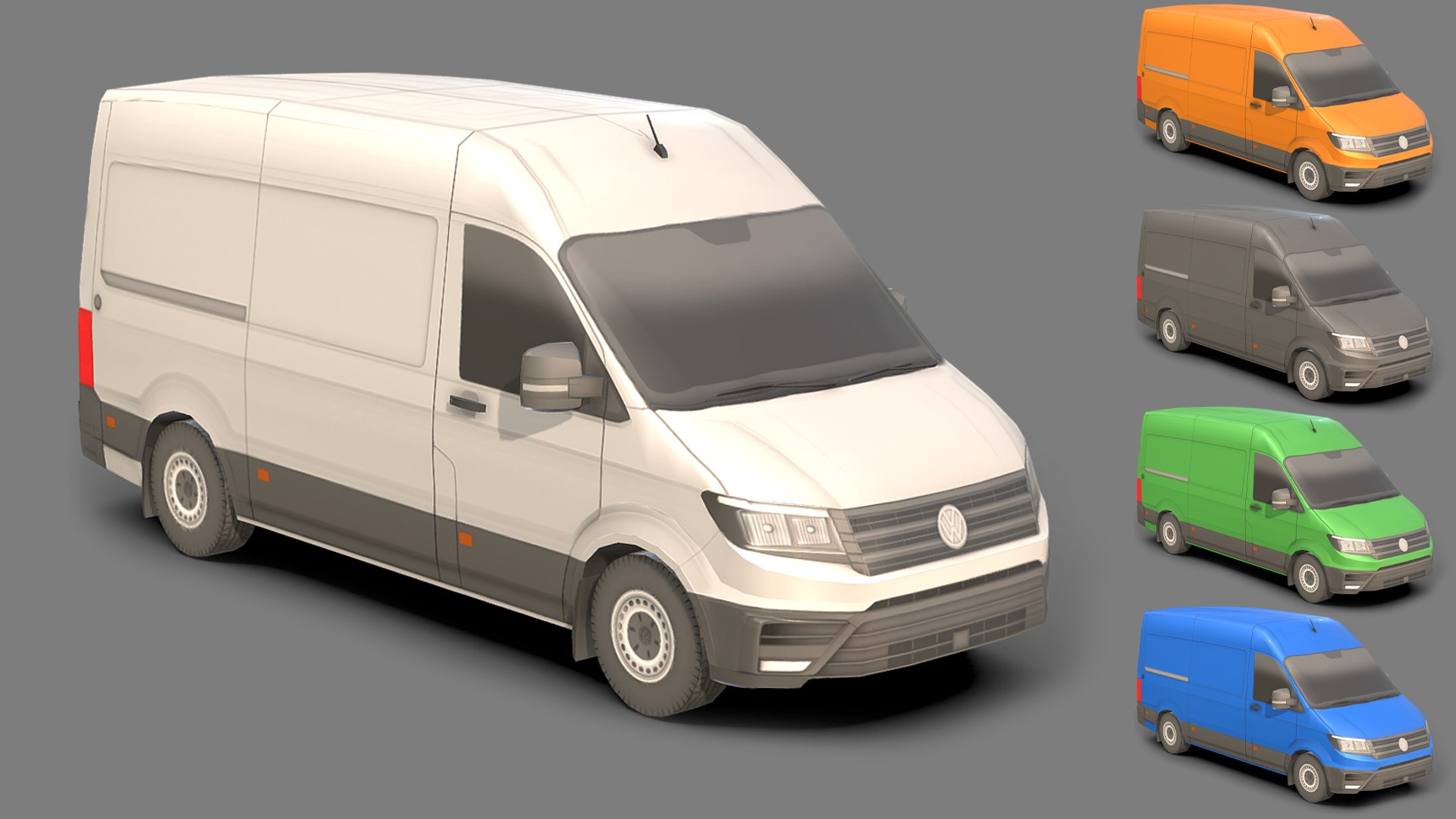 Volkswagen Crafter 3D Model - TurboSquid 2273786
