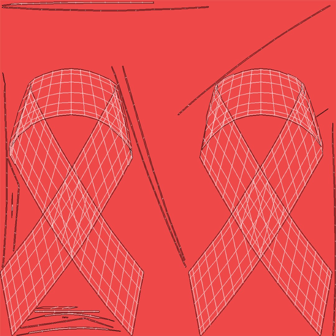 Aids Red Ribbon 3D Model - TurboSquid 2036487