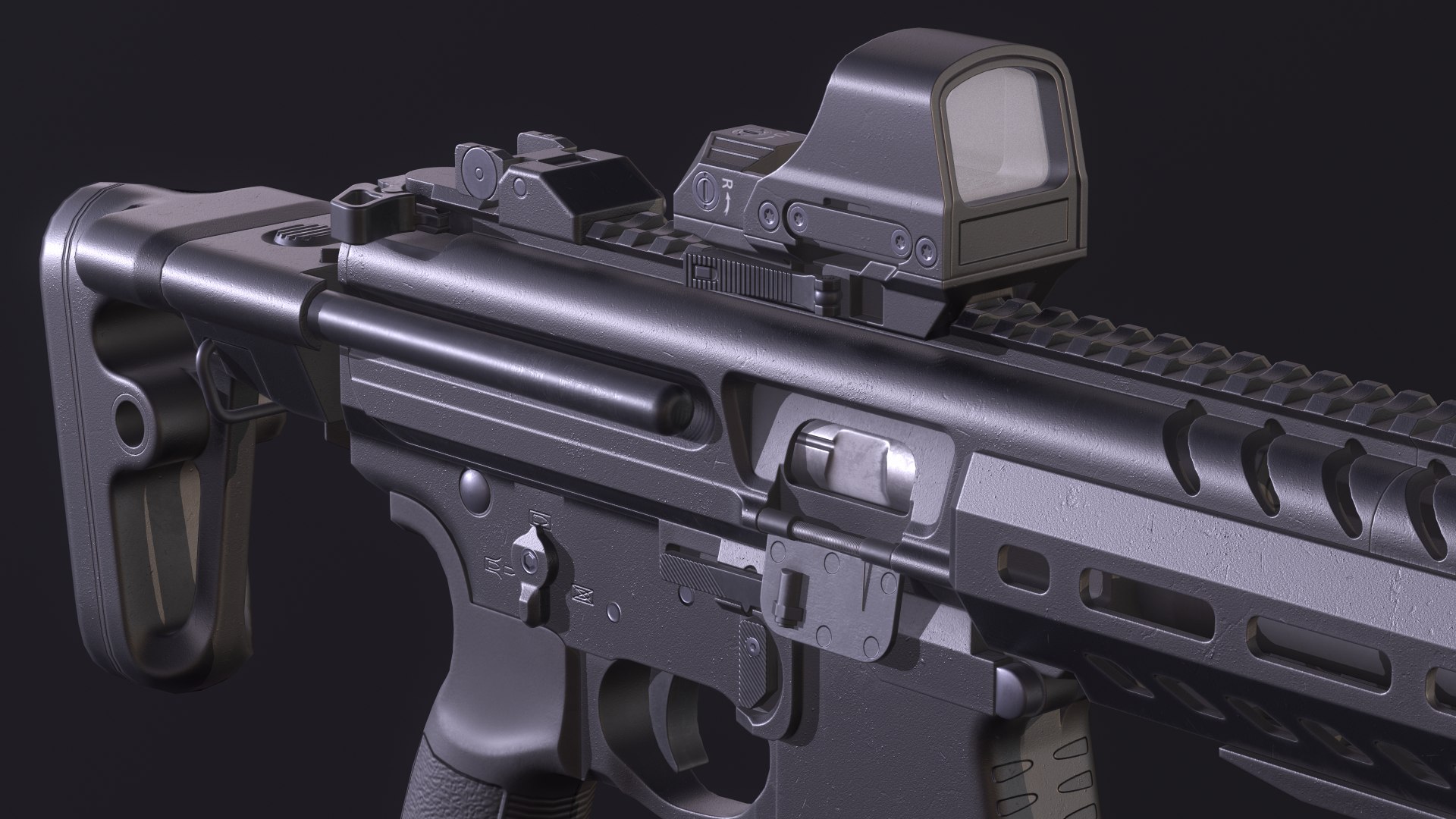 3D Model MPX SMG Model - TurboSquid 2030903