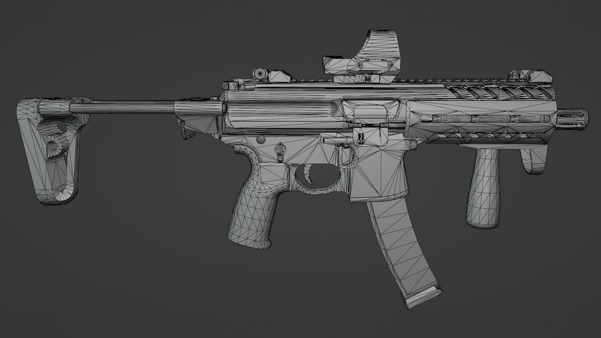 3D Model MPX SMG Model - TurboSquid 2030903