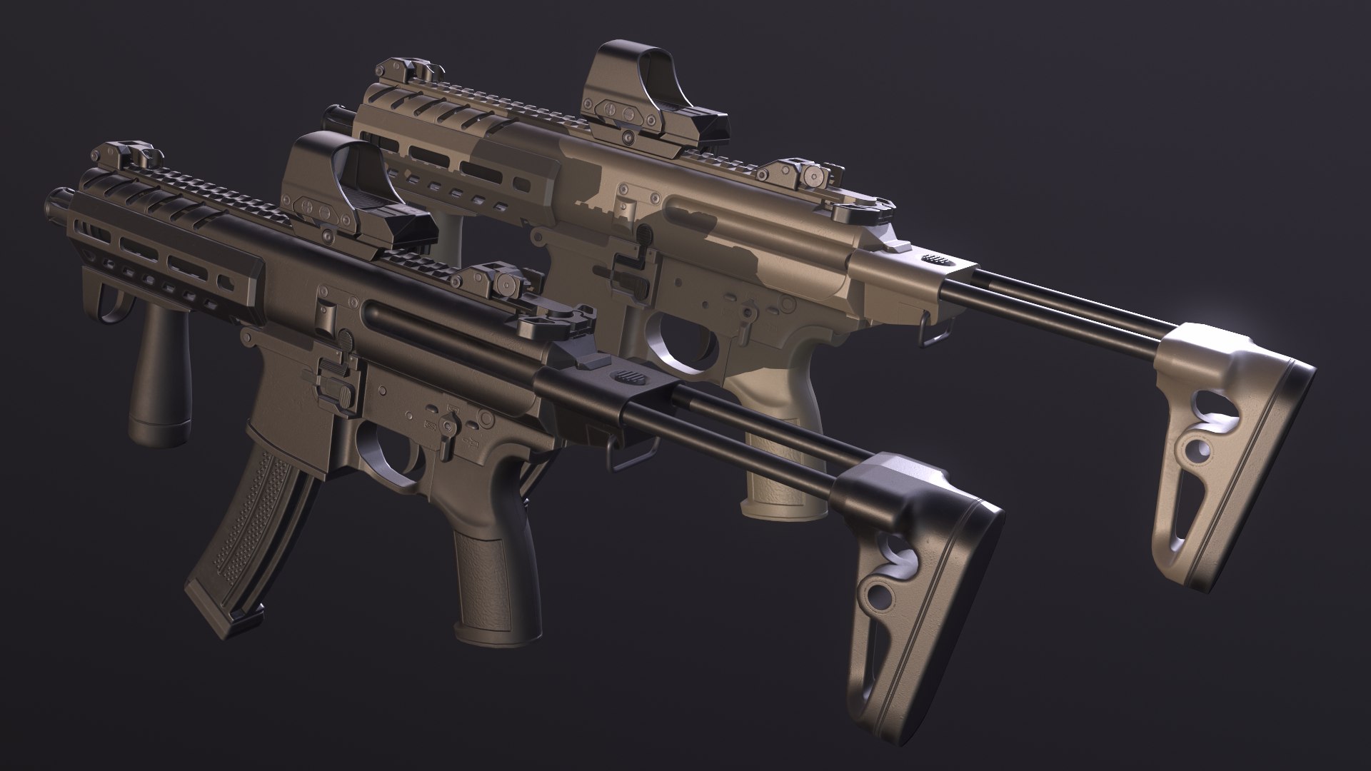 3D Model MPX SMG Model - TurboSquid 2030903