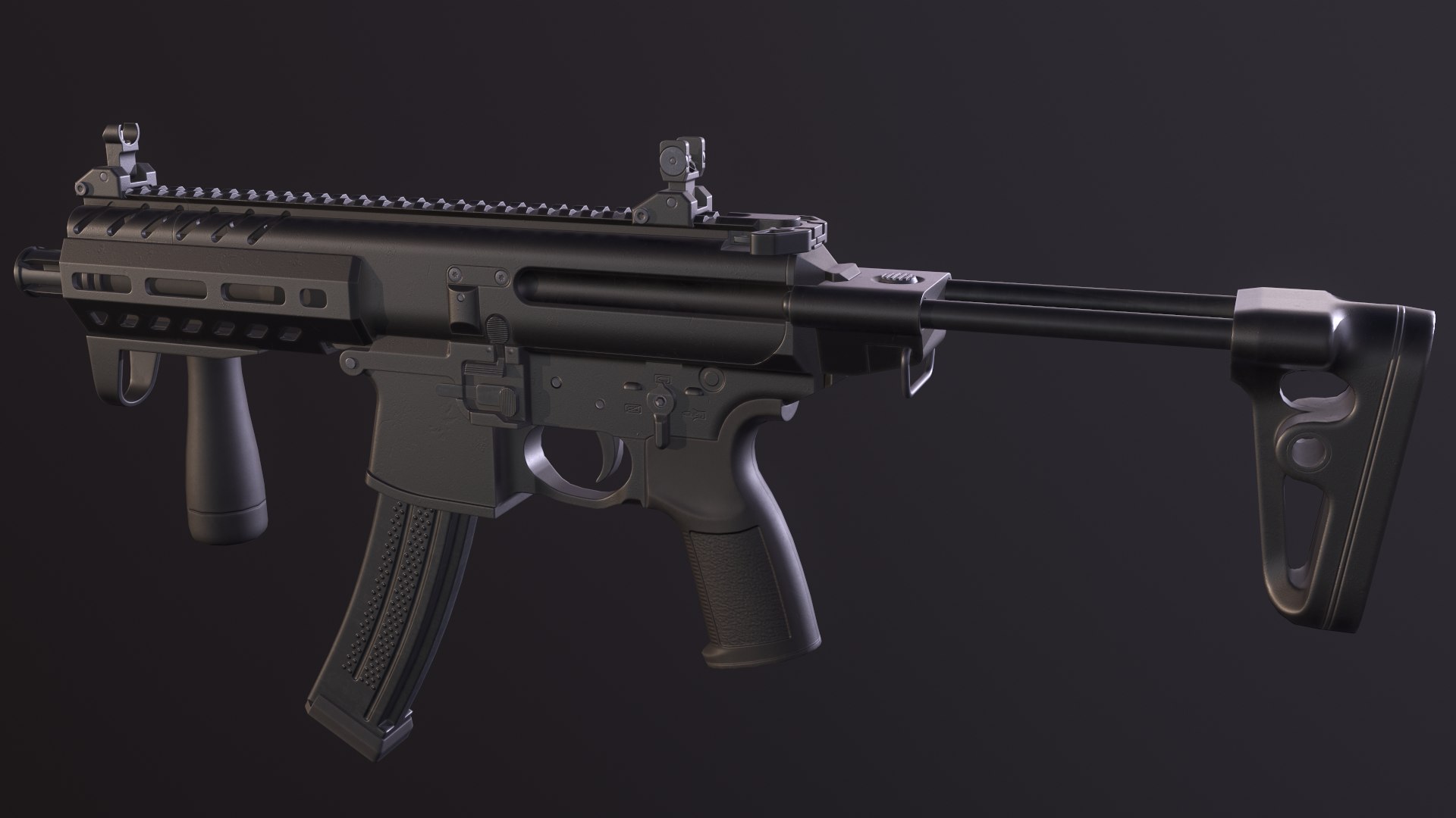 3D Model MPX SMG Model - TurboSquid 2030903