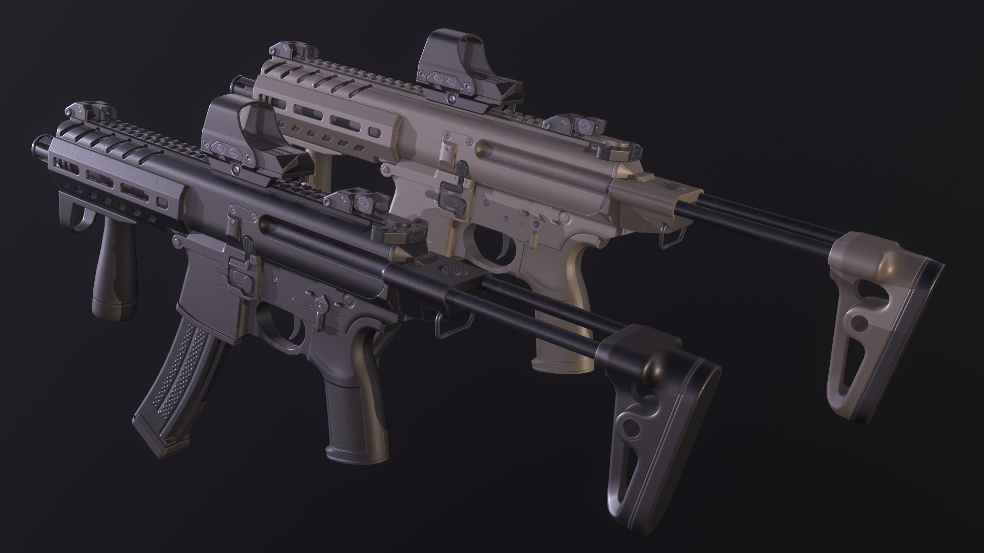 3D Model MPX SMG Model - TurboSquid 2030903