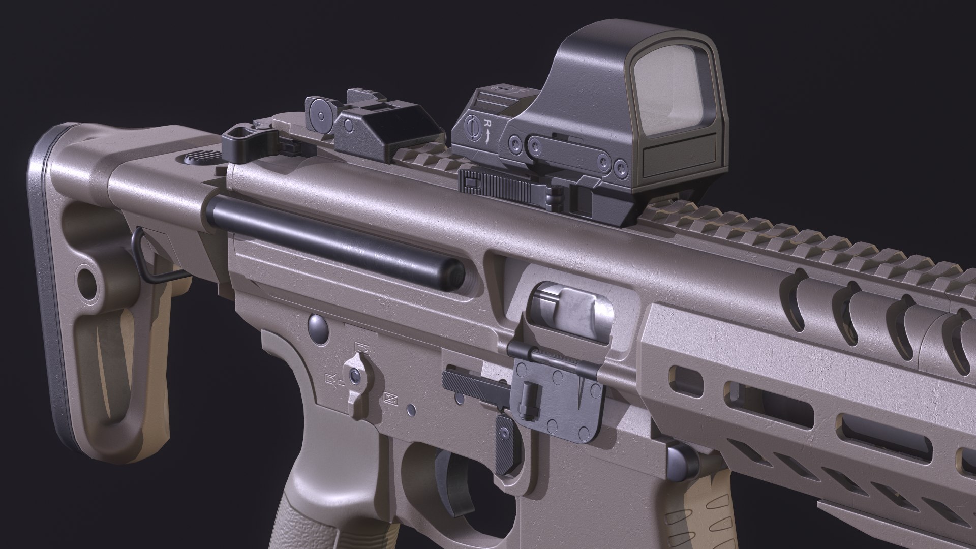 3D Model MPX SMG Model - TurboSquid 2030903