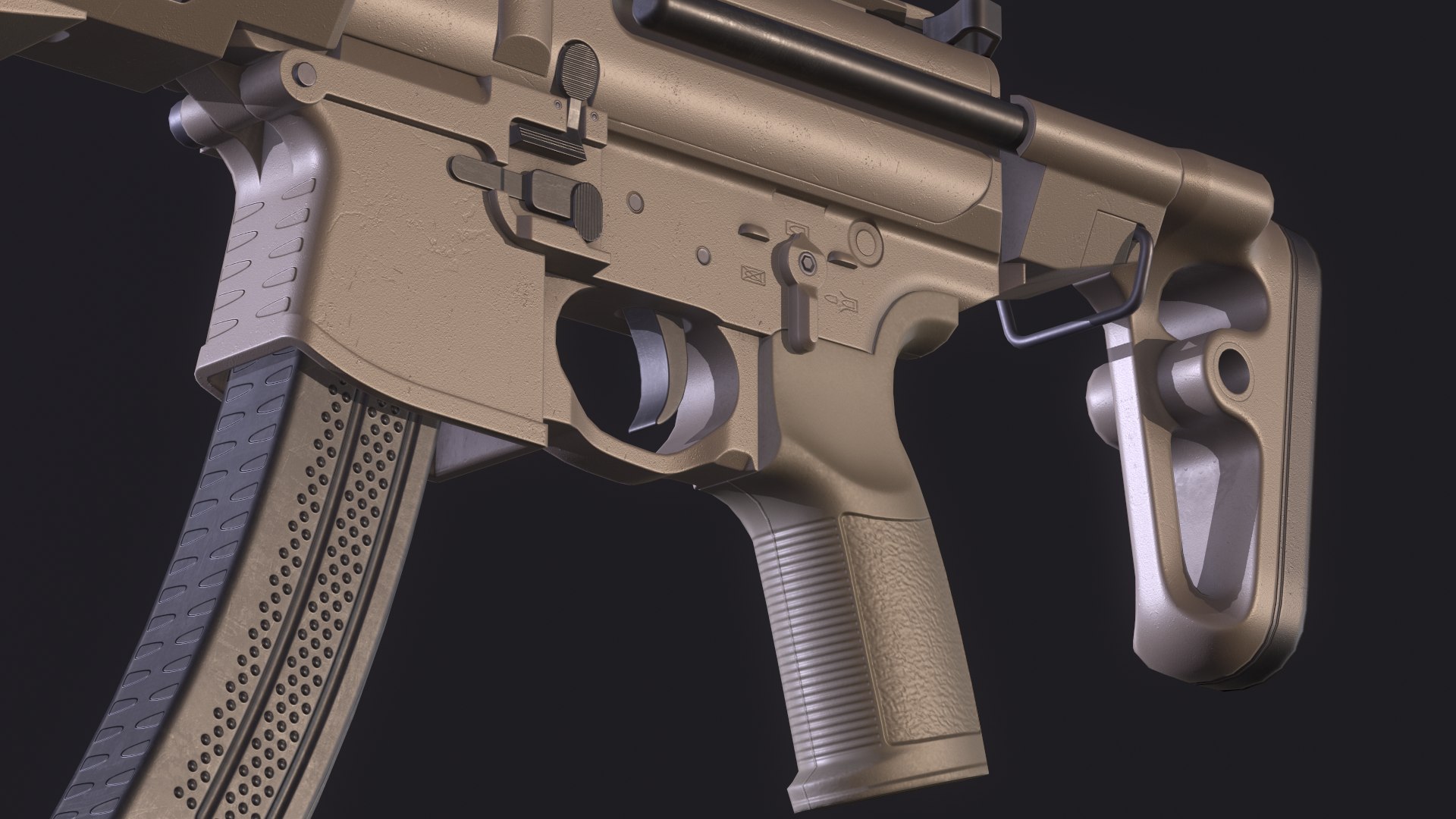 3D Model MPX SMG Model - TurboSquid 2030903