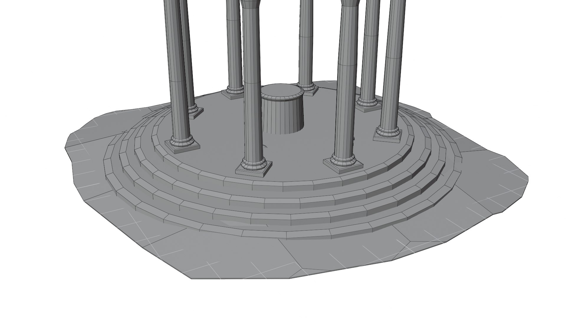 Roman Building - Model - TurboSquid 1608700