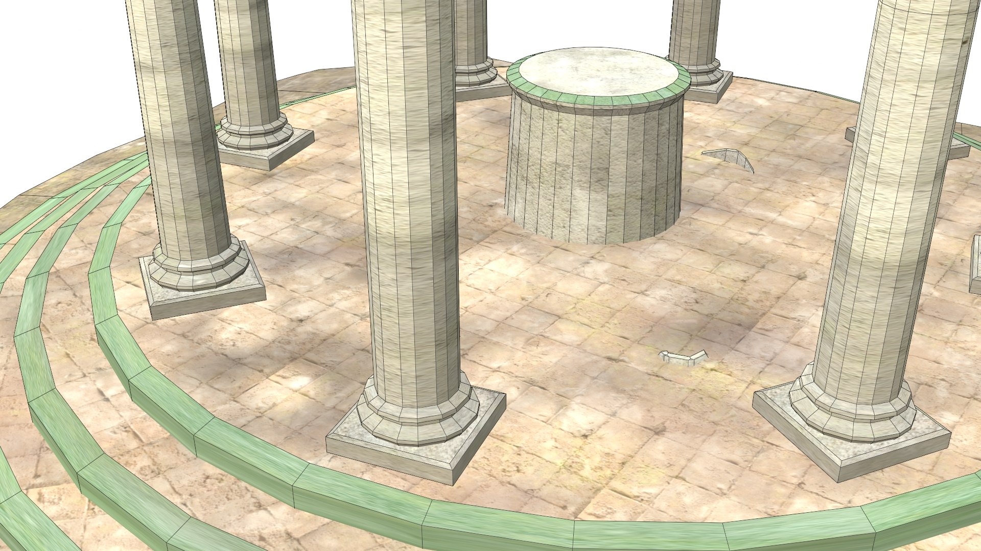 Roman Building - Model - TurboSquid 1608700