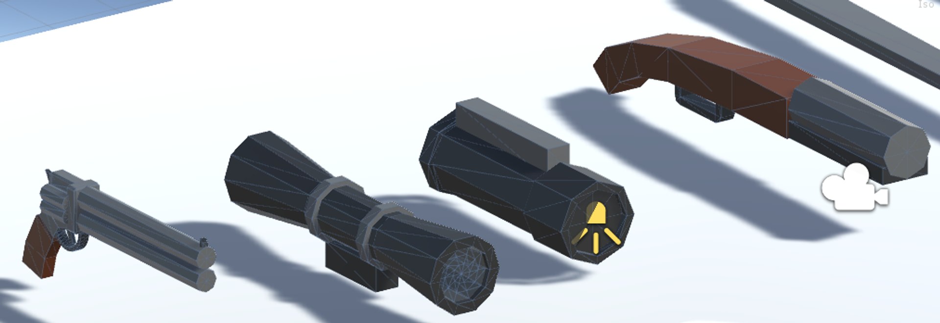 Free Low-poly 19 Weapons Pack 3D Model | 1142541 | TurboSquid