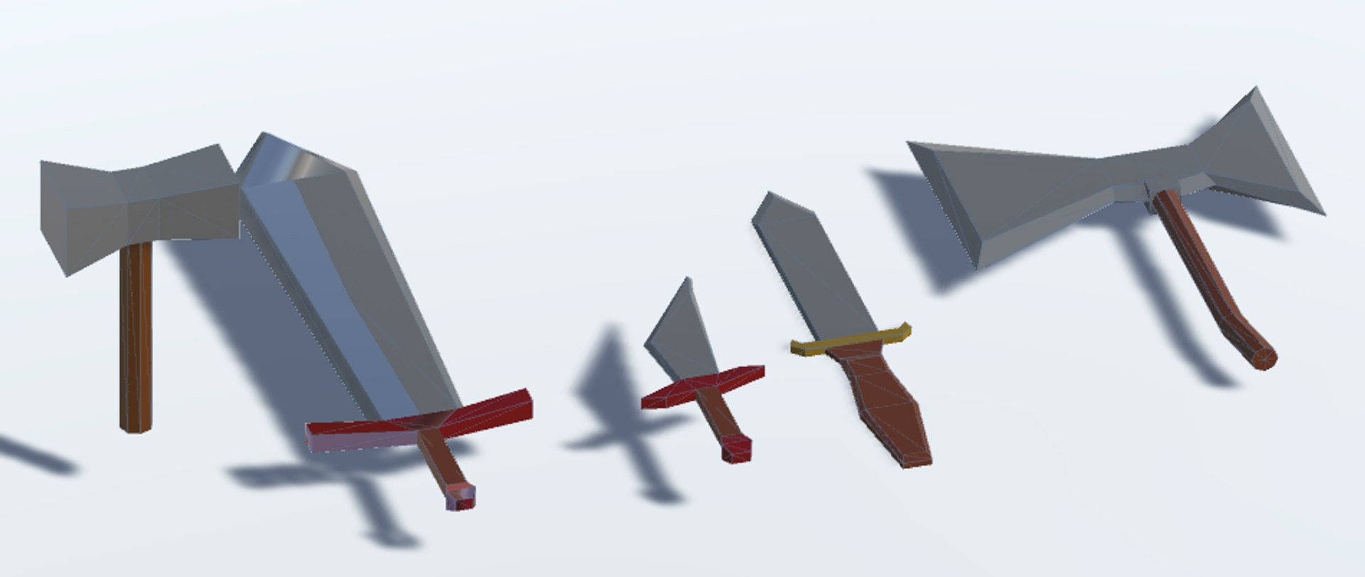 Free Low-poly 19 Weapons Pack 3D Model | 1142541 | TurboSquid