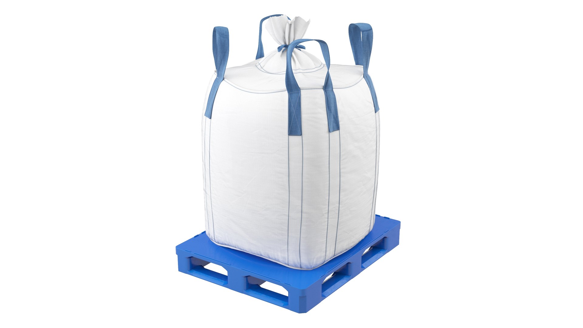 3D Bulk Bag With Pallet - TurboSquid 2013352
