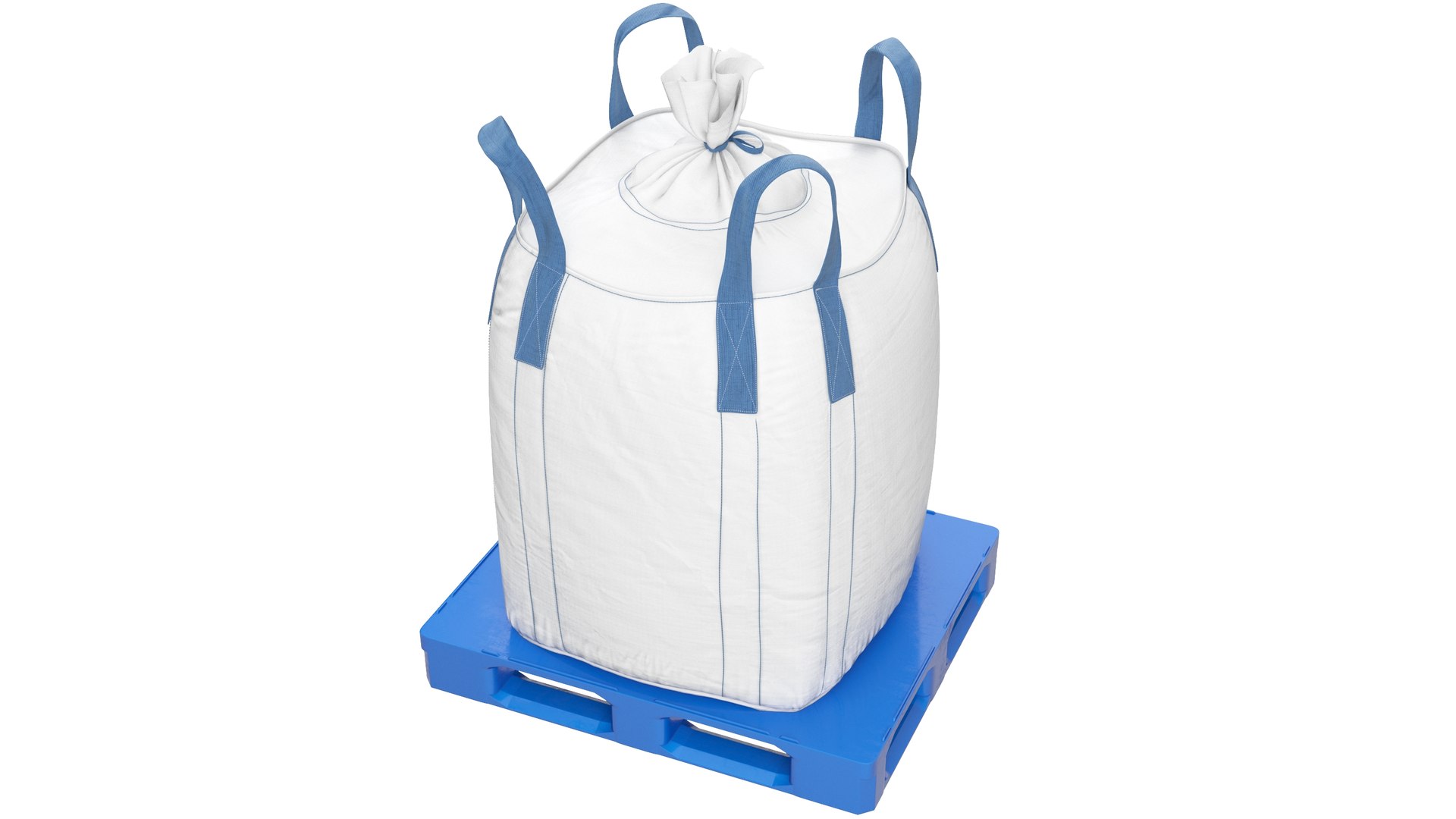 3D Bulk Bag With Pallet - TurboSquid 2013352