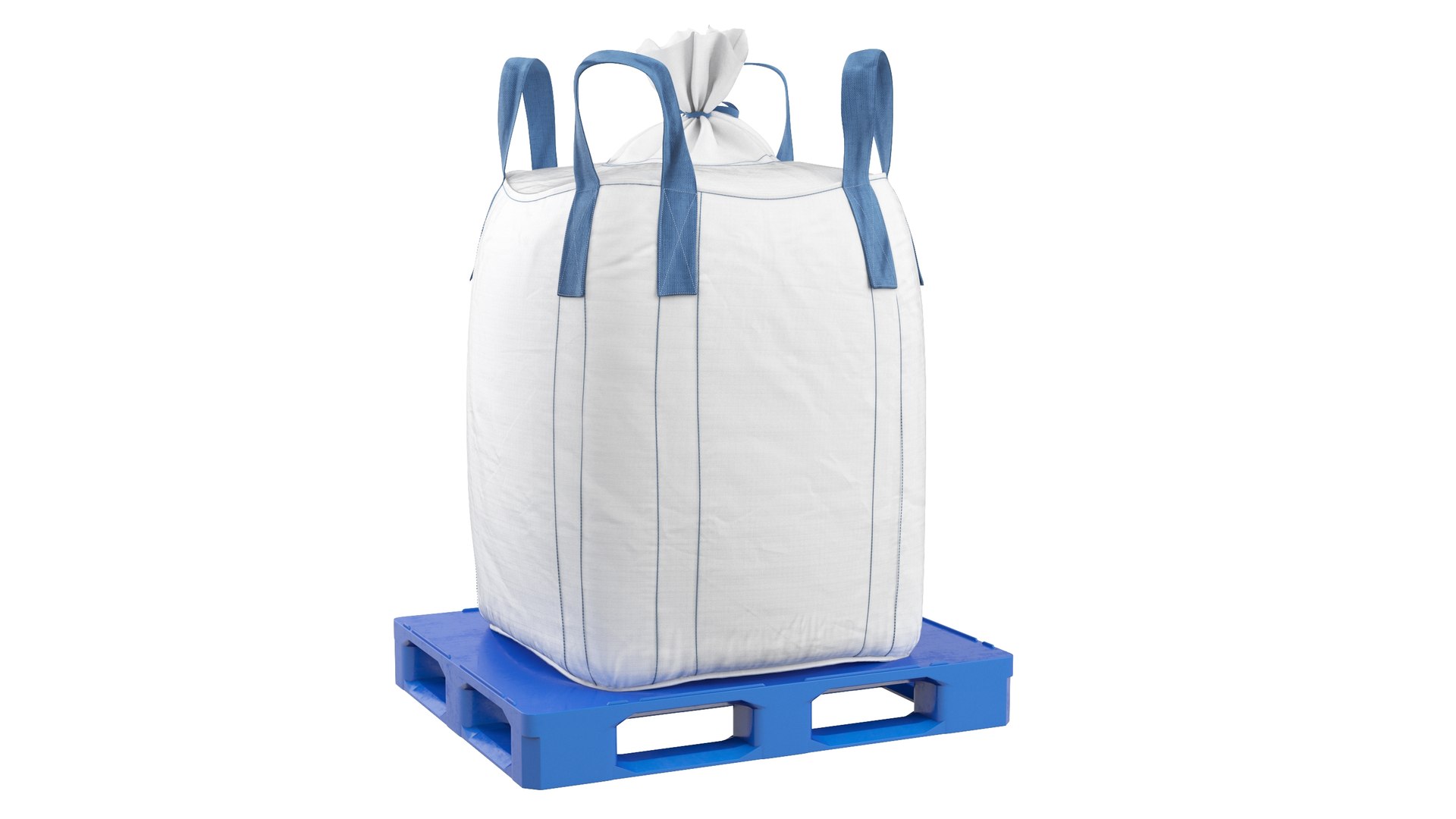3D Bulk Bag With Pallet - TurboSquid 2013352