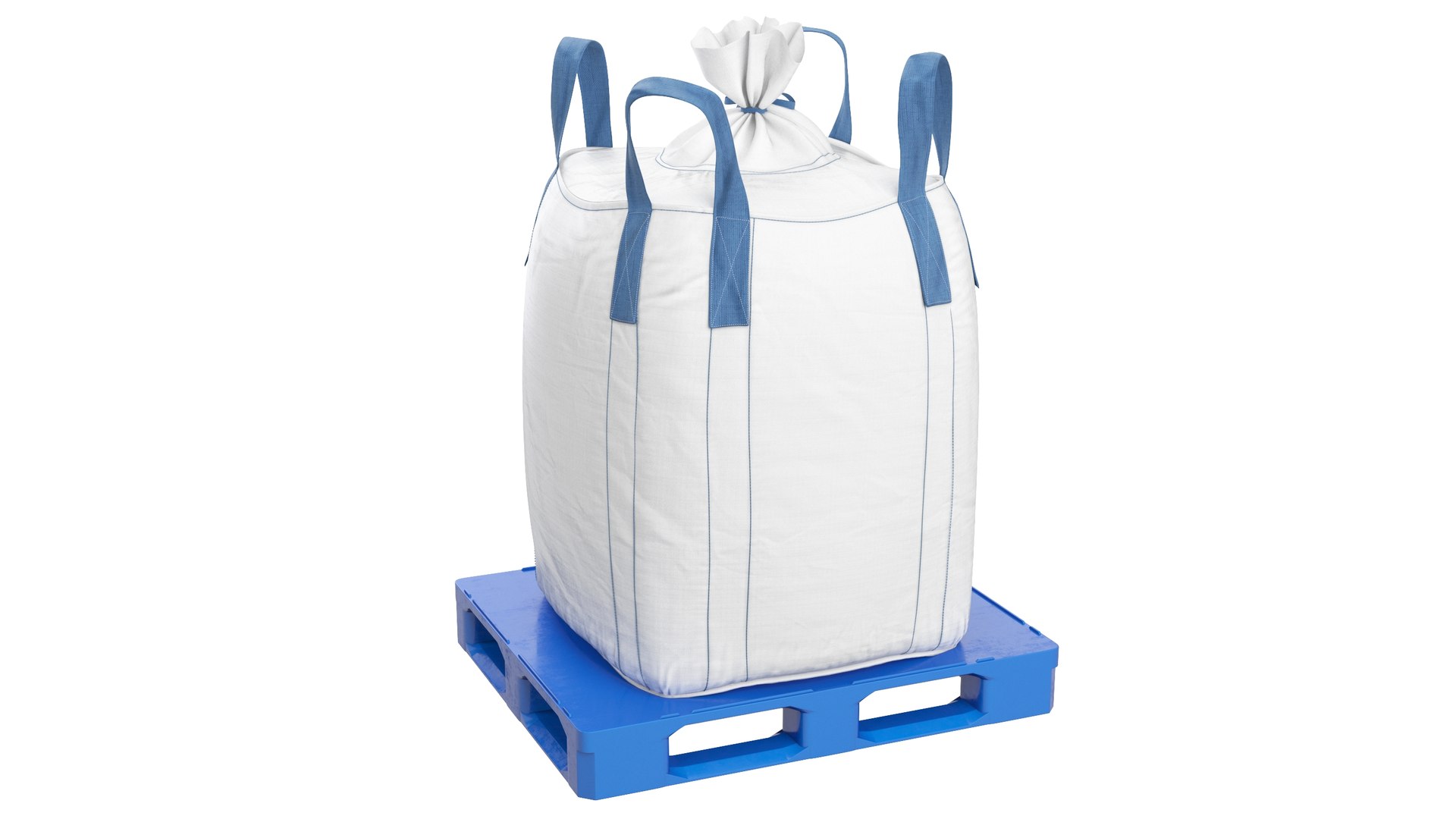 3D Bulk Bag With Pallet - TurboSquid 2013352