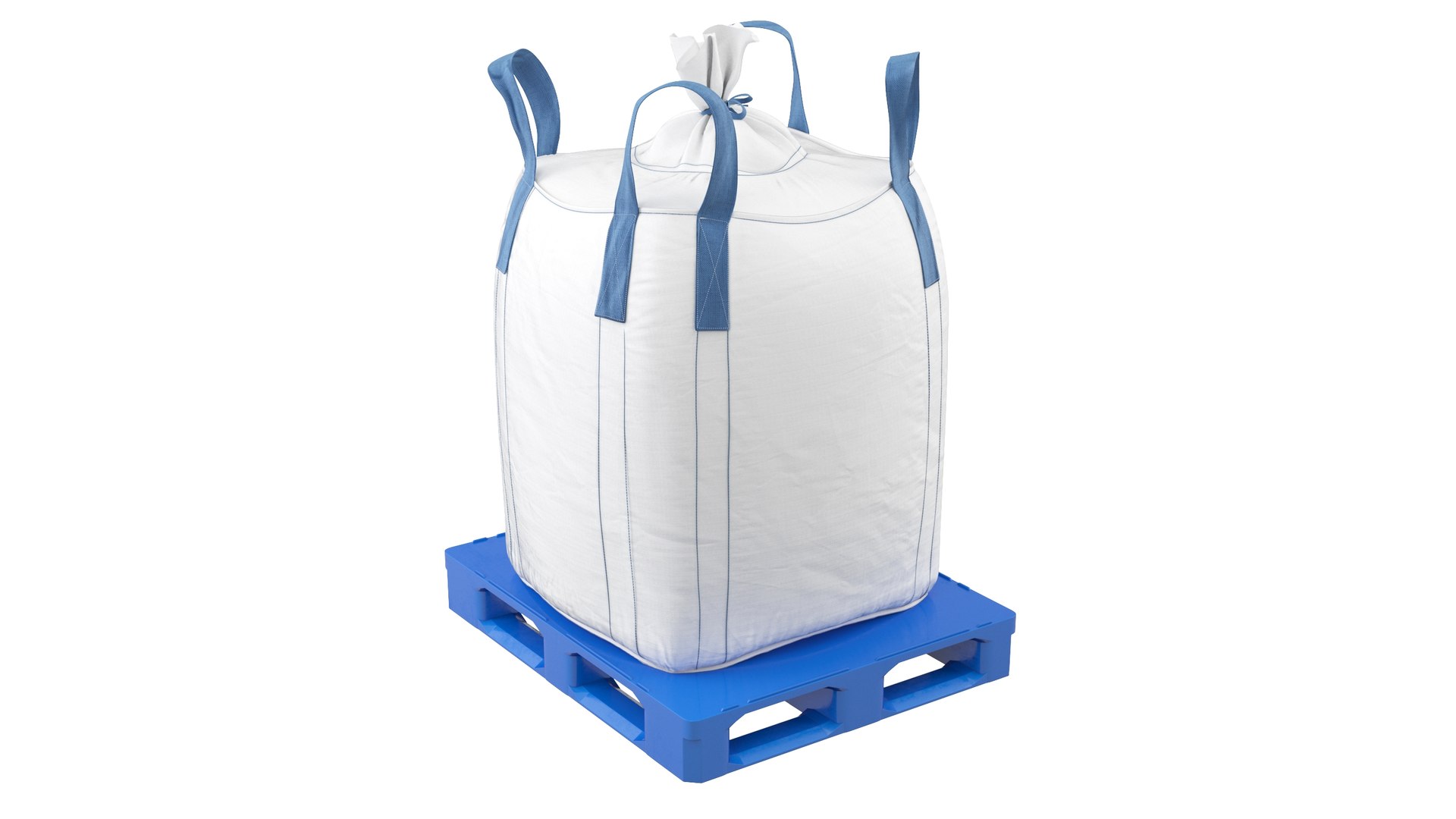 3D Bulk Bag With Pallet - TurboSquid 2013352