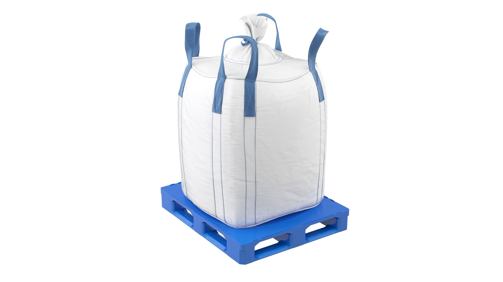 3D Bulk Bag With Pallet - TurboSquid 2013352