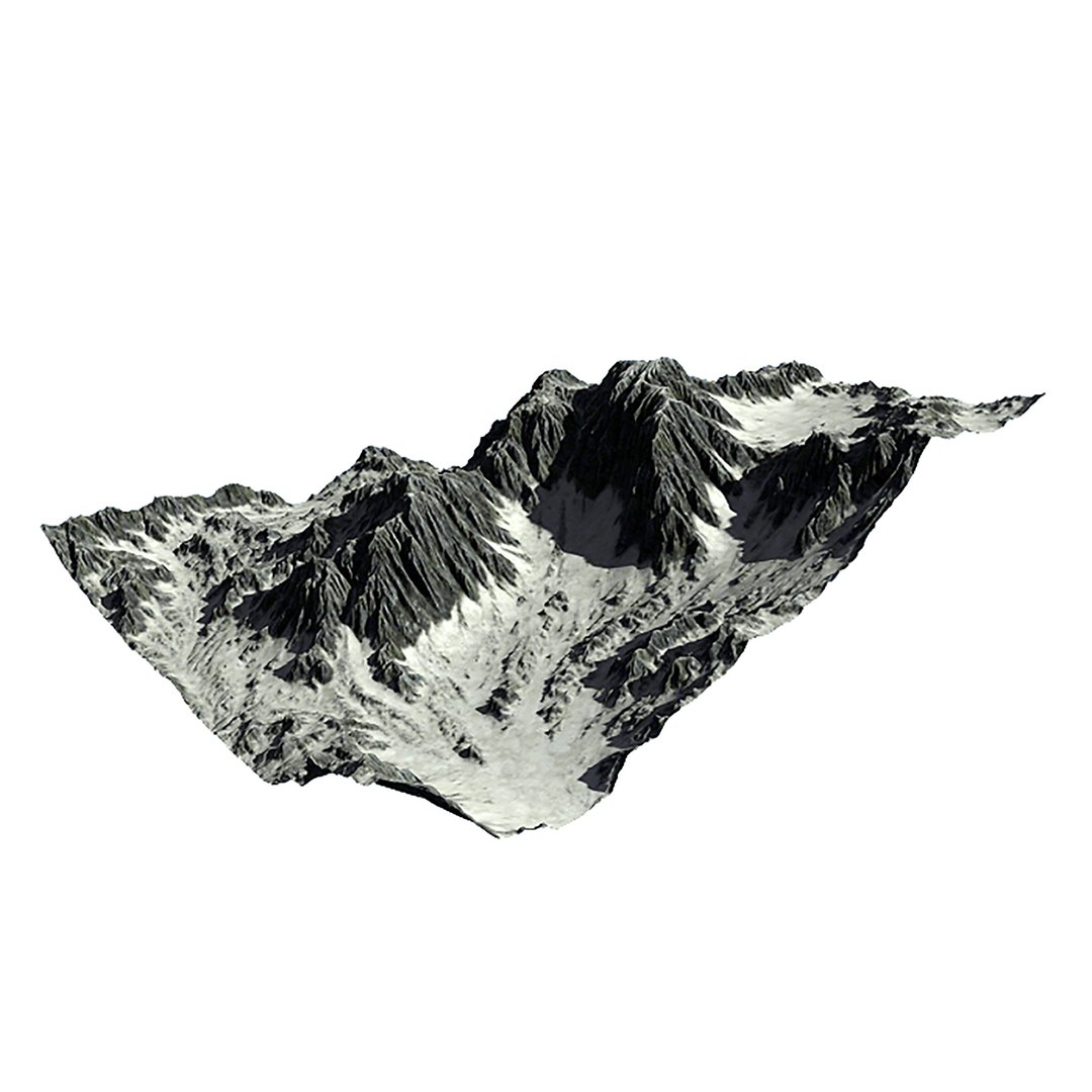 3D Model Mountains N24a - TurboSquid 2513399