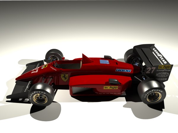 race car formula1 3d model