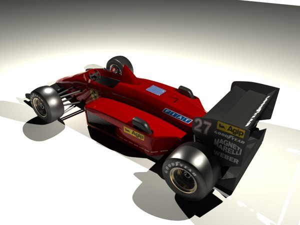 race car formula1 3d model