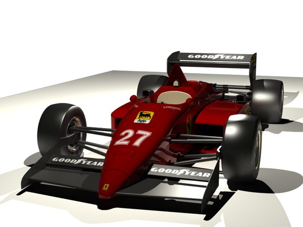 race car formula1 3d model