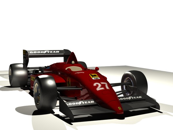 race car formula1 3d model