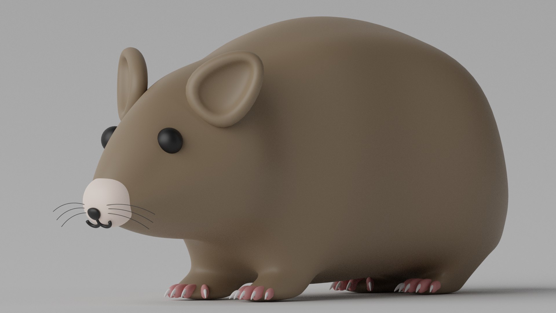 3D Cartoon Mouse Rat Model - TurboSquid 2432700