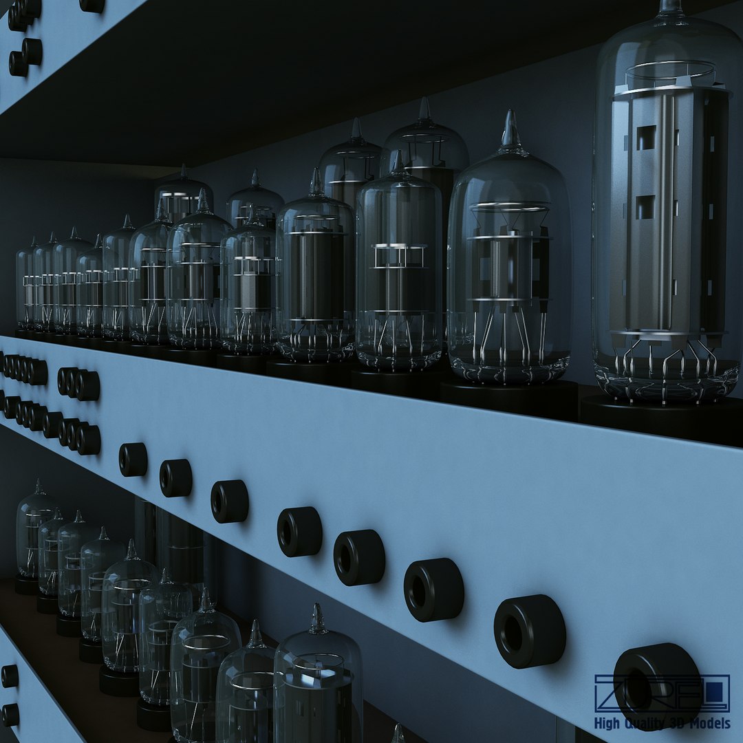 3D vacuum tube computer v model - TurboSquid 1280993