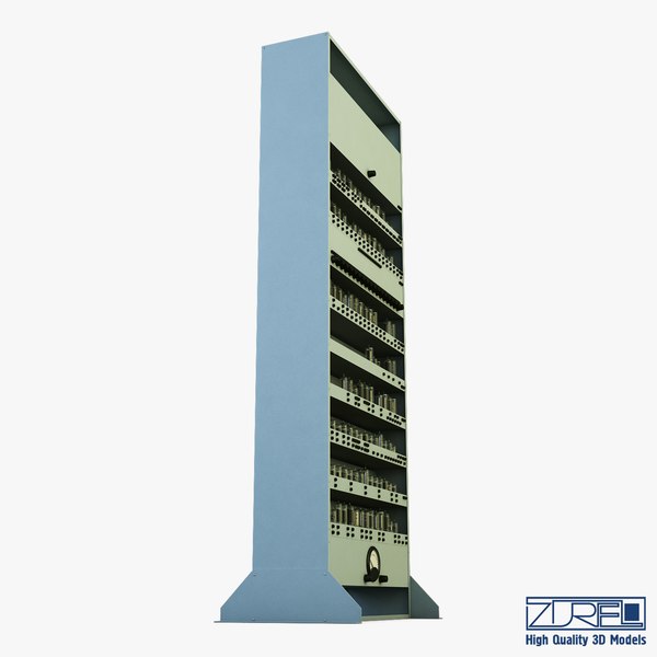 3D vacuum tube computer v model - TurboSquid 1280993