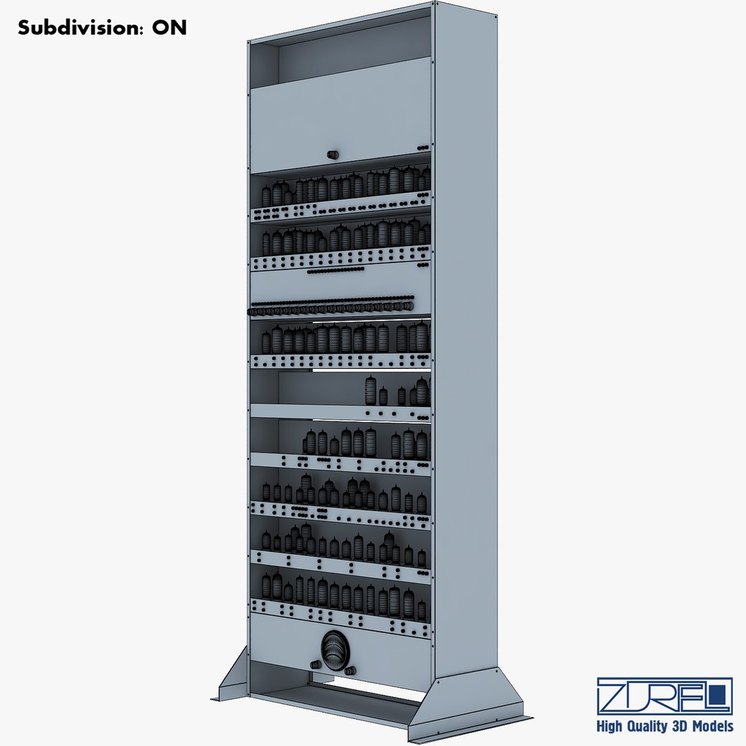 3D vacuum tube computer v model - TurboSquid 1280993