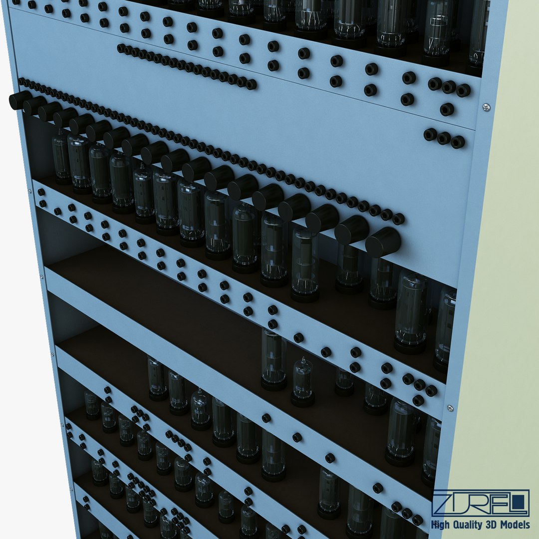 3D vacuum tube computer v model - TurboSquid 1280993