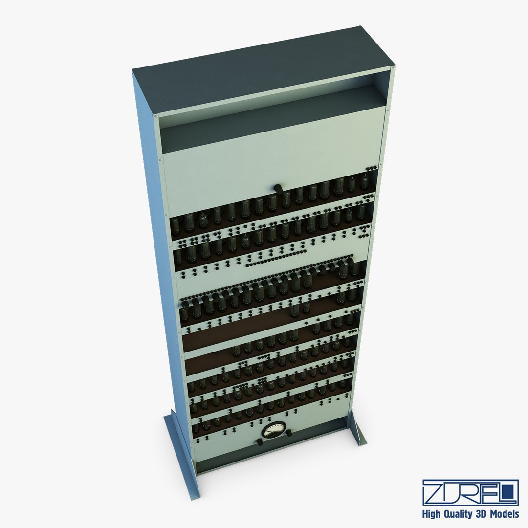 3D vacuum tube computer v model - TurboSquid 1280993
