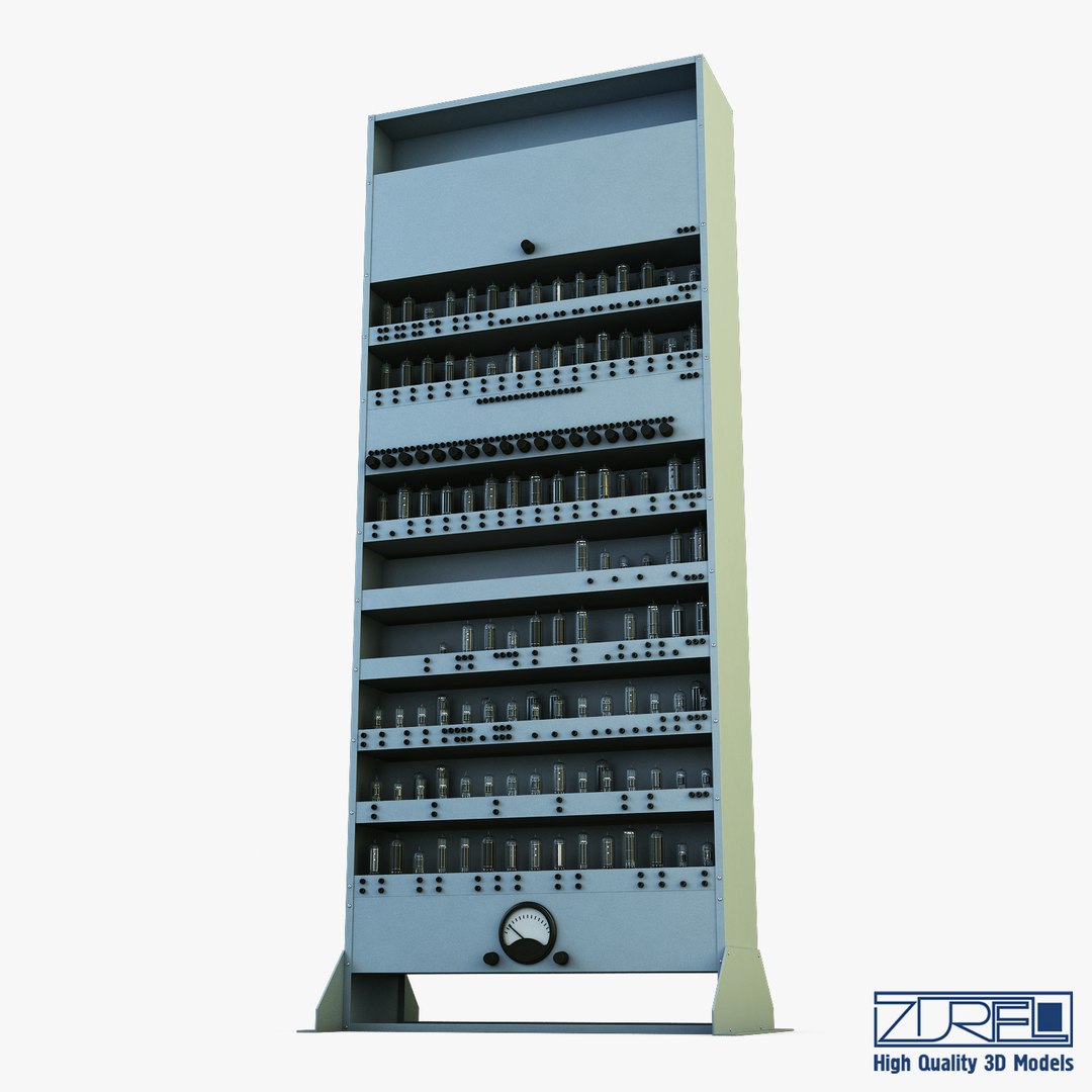 3D vacuum tube computer v model - TurboSquid 1280993
