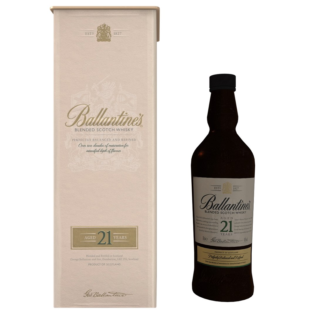 Game Ready Ballantines 21Y 3D - TurboSquid 2081151
