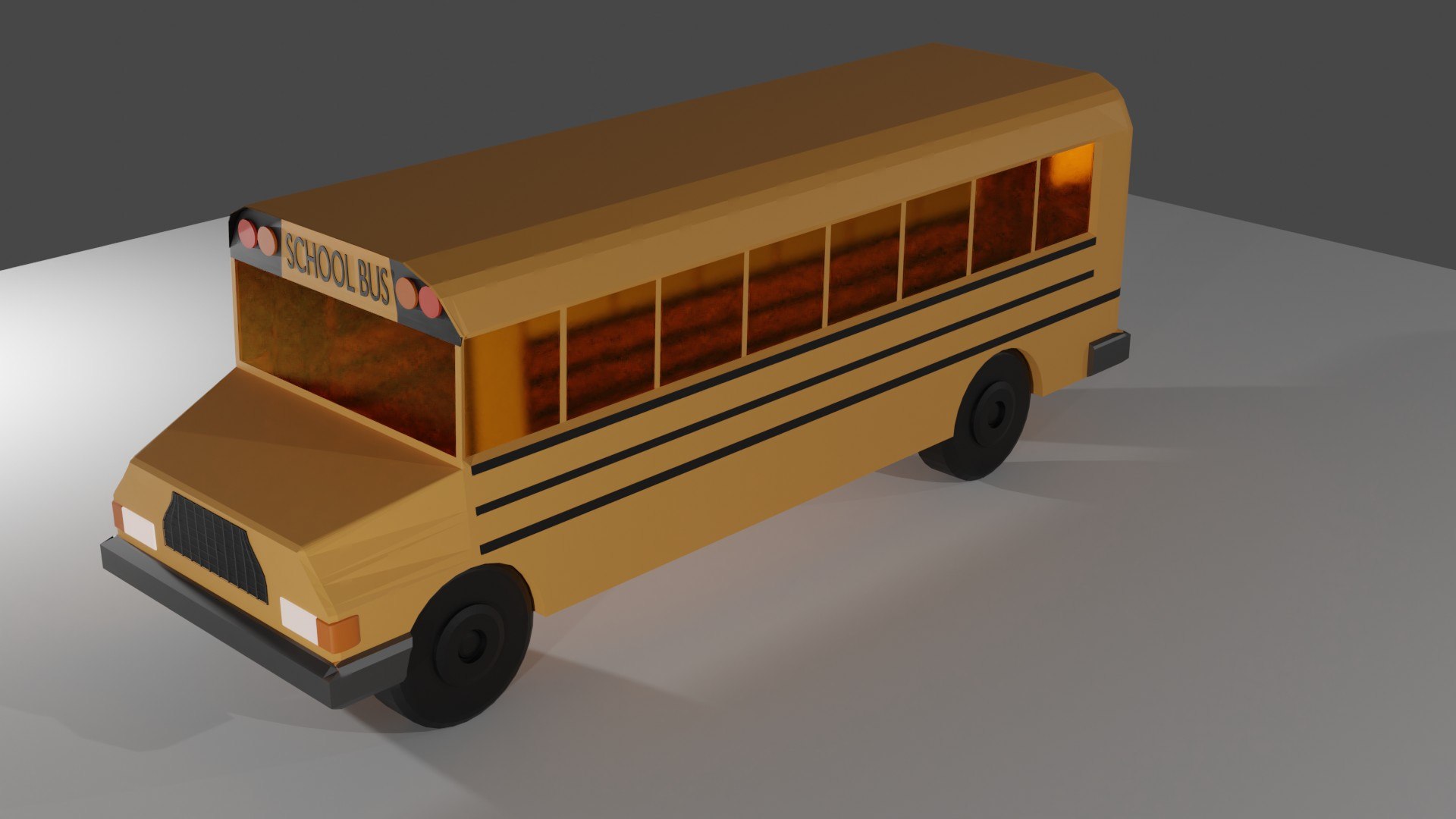 3D SCHOOL BUS Model - TurboSquid 1799139