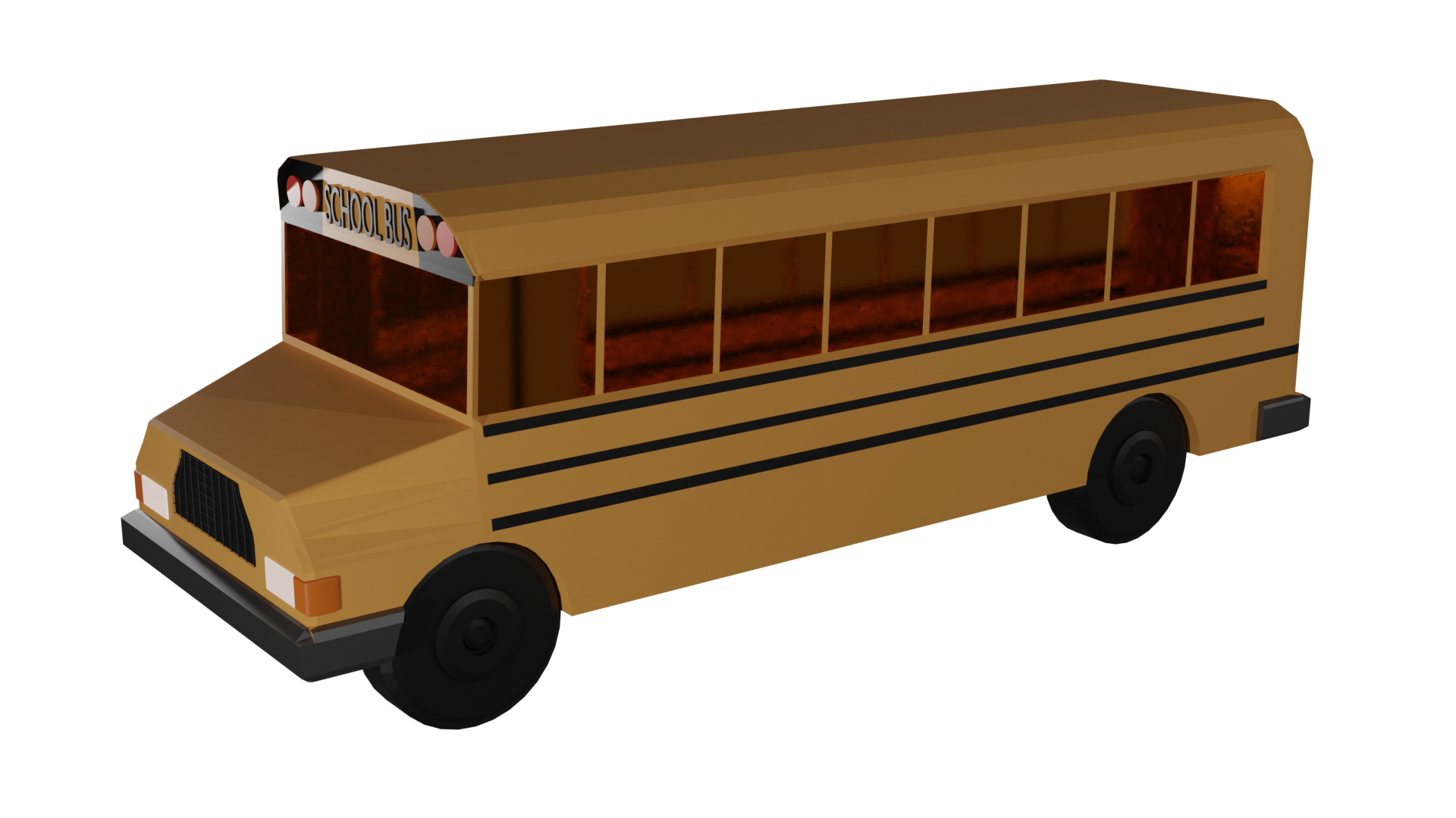 3D SCHOOL BUS Model - TurboSquid 1799139